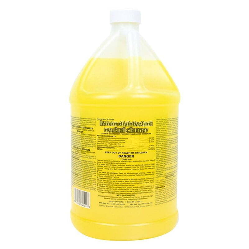 Lemon Disinfectant Neutral Cleaner (Compliance) 1 Gallon - 4/Case