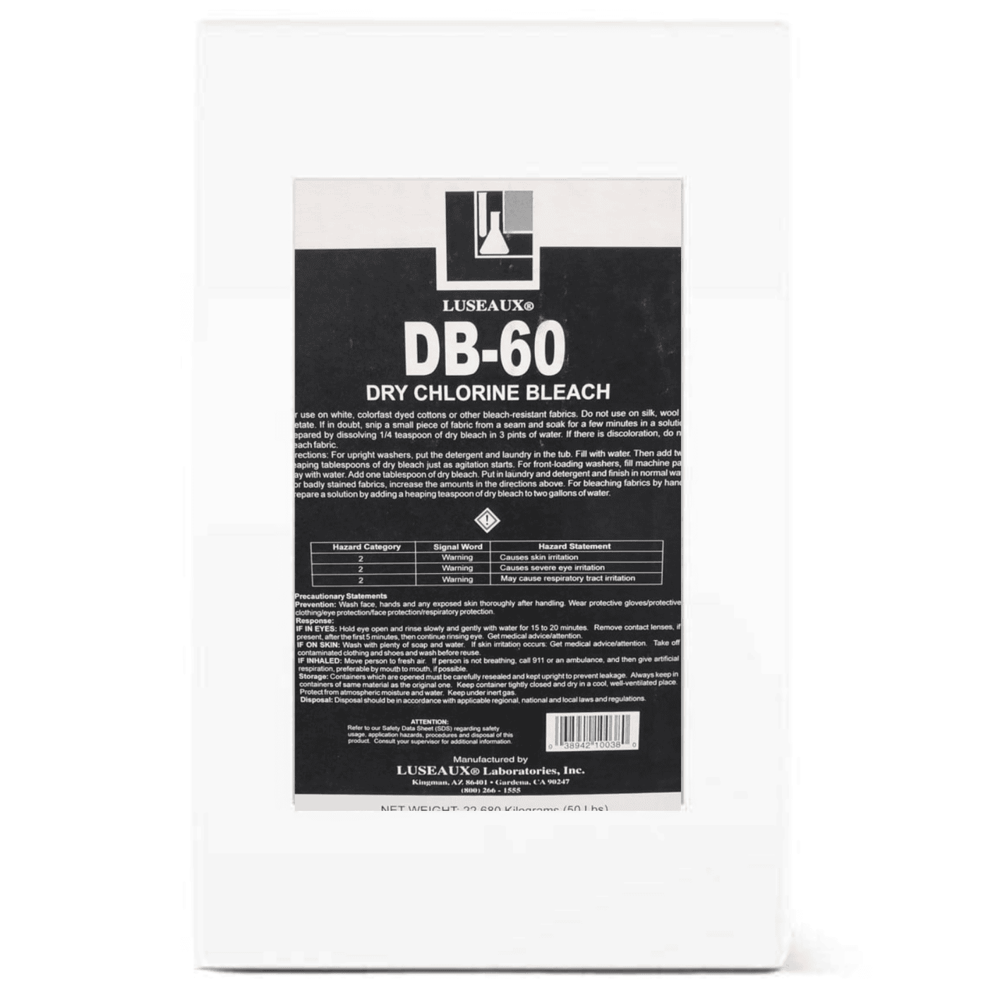 Dry Chlorine Bleach, Powder 6% - 50 lb/Case