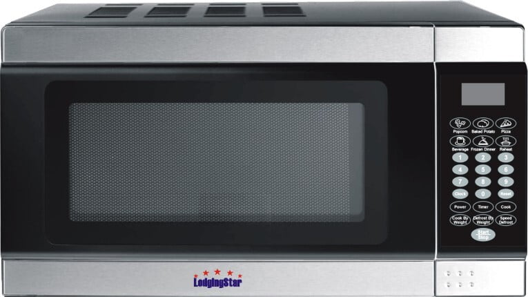 Lodging Star Microwave 0.7 CF. Touch Pad - Stainless St | Hotel Supply